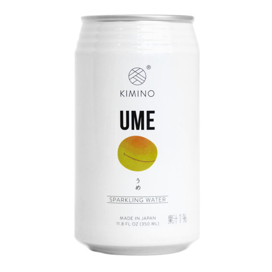 Kimino Ume Sparkling Water 11.8 oz Can - Blue Dog Beverage