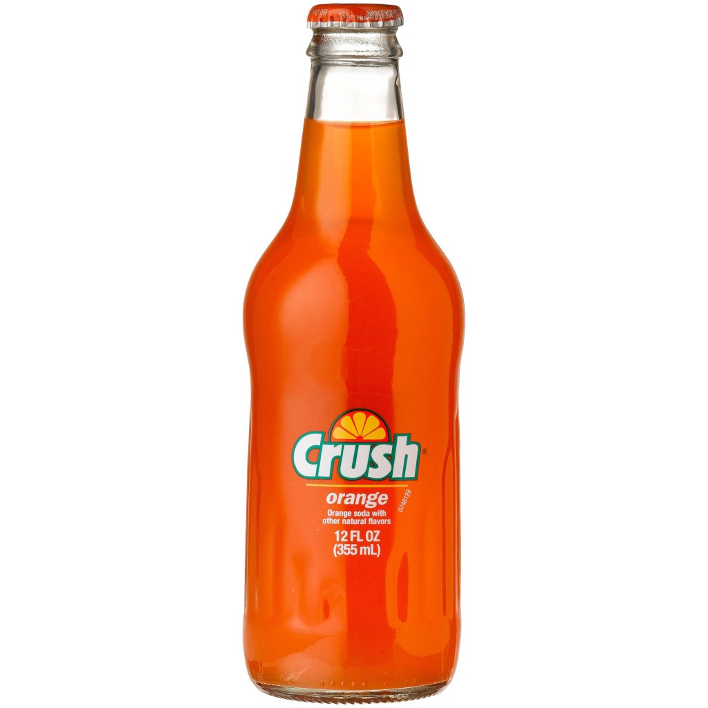 Crush Orange Soda 12 oz Bottle - Blue Dog Beverage