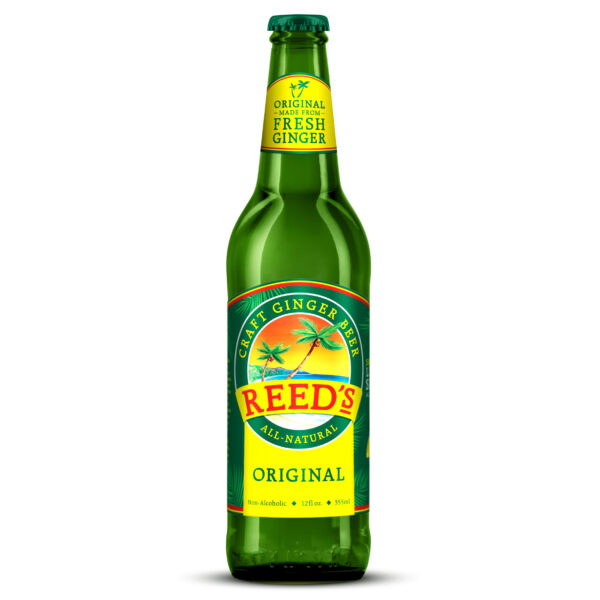 Reed's Original Jamaican Style Ginger Brew 12 oz Bottle - Blue Dog Beverage