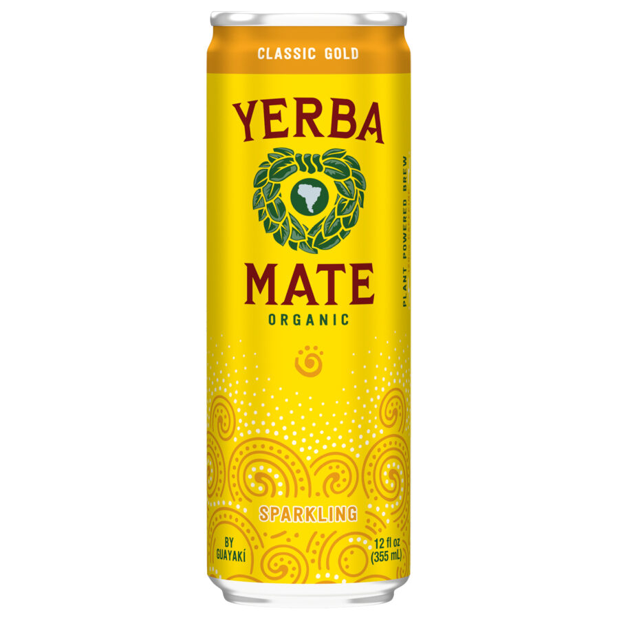 Guayaki Classic Gold Sparkling Yerba Mate 12oz Can - Blue Dog Beverage