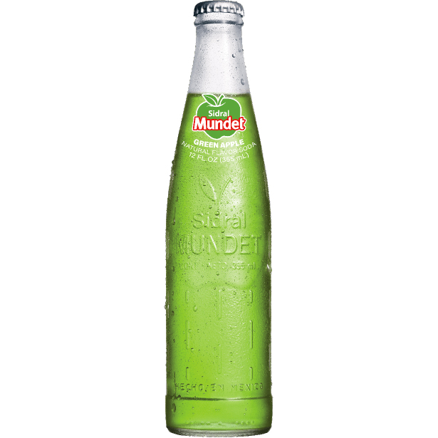 Sidral Mundet Green Apple Soda 12 oz Bottle - Blue Dog Beverage