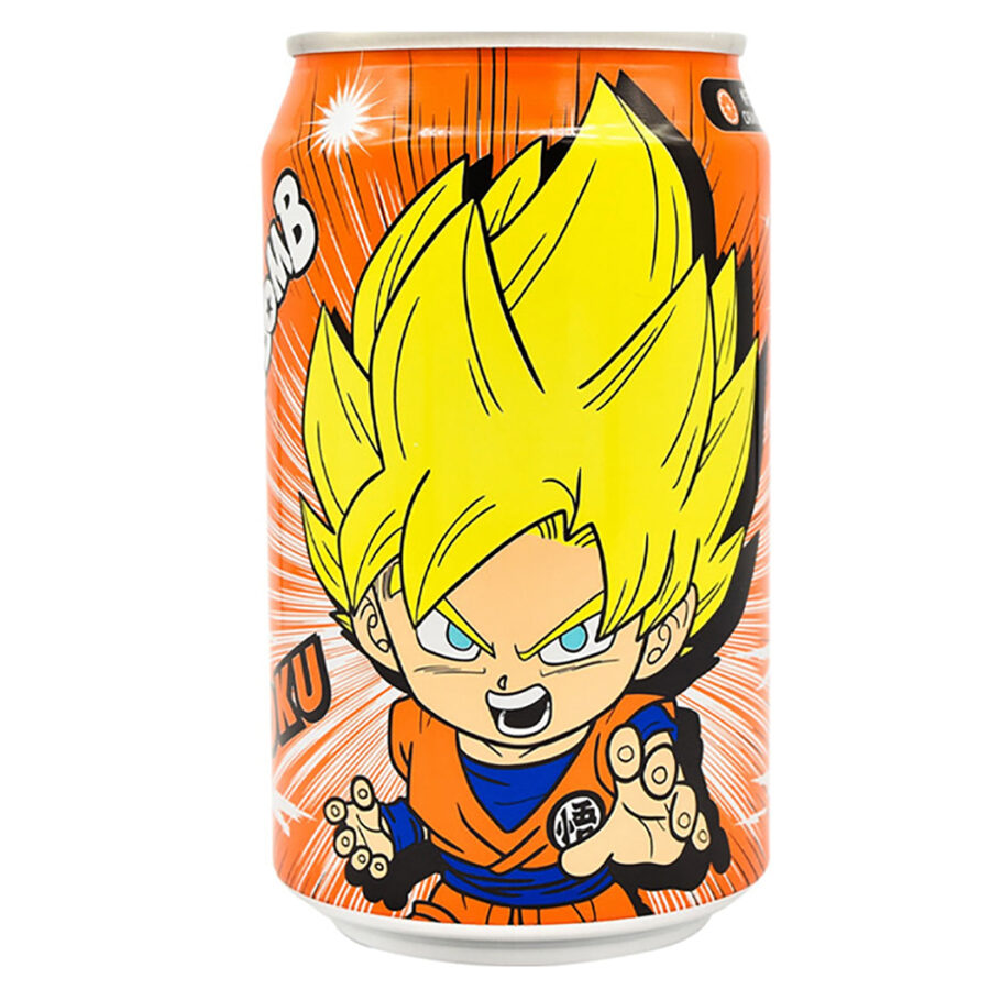 Dragon Ball Z Orange Soda 11 oz Can - Blue Dog Beverage
