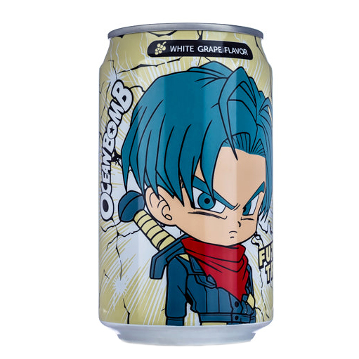 Dragon Ball Z White Grape Soda 11 oz Can - Blue Dog Beverage