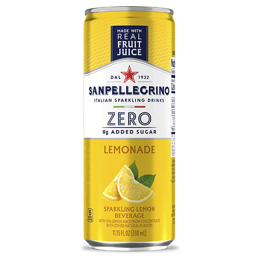 San Pellegrino Zero Lemonade 11 oz Can - Blue Dog Beverage
