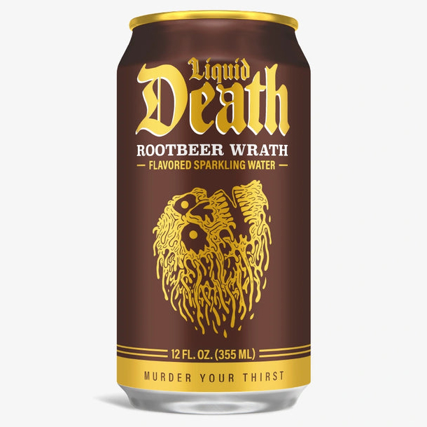 Liquid Death Root Beer Wrath 12oz Can - Blue Dog Beverage