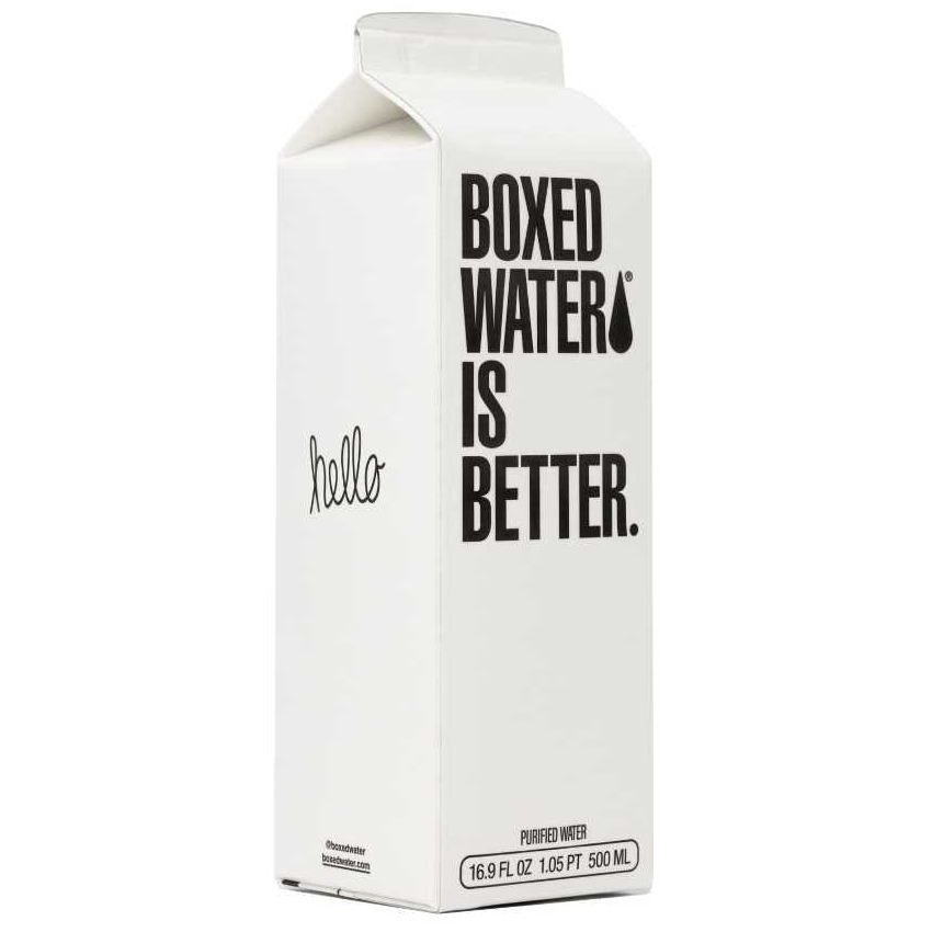 Boxed Water is Better! 500 ml Tetra Pak - Blue Dog Beverage
